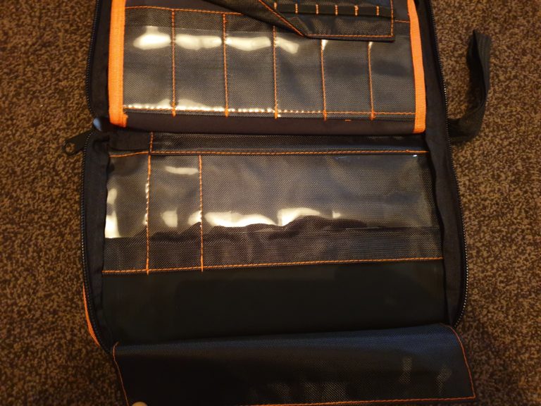 Lishi lock pick Storage case 48 spaces and extra larger pockets front ...